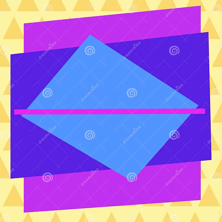 Asymmetrical Unequal Shaped Form Format of Colourful Thing Object ...