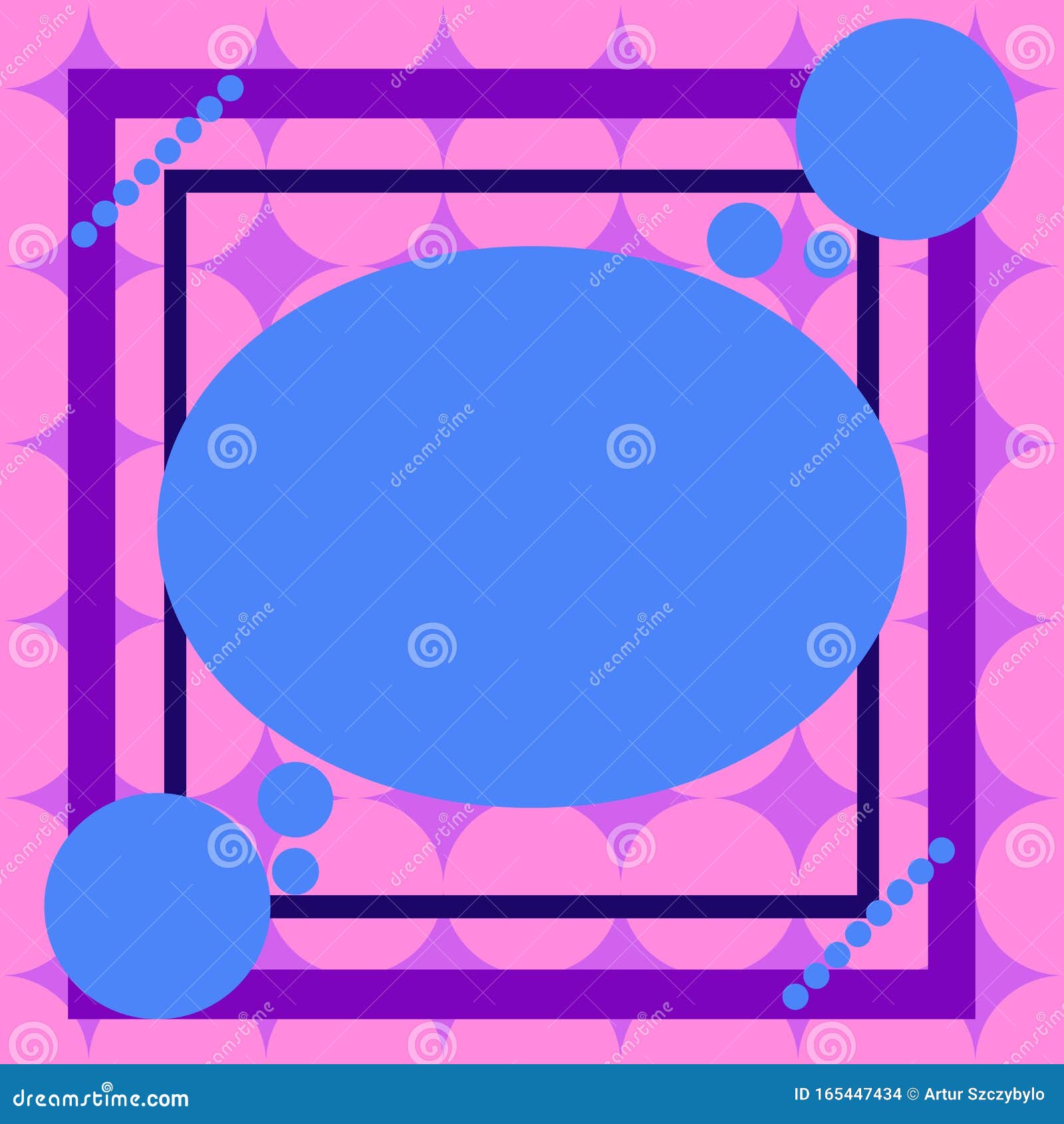 Asymmetrical Unequal Shaped Form Format of Colourful Thing Object ...