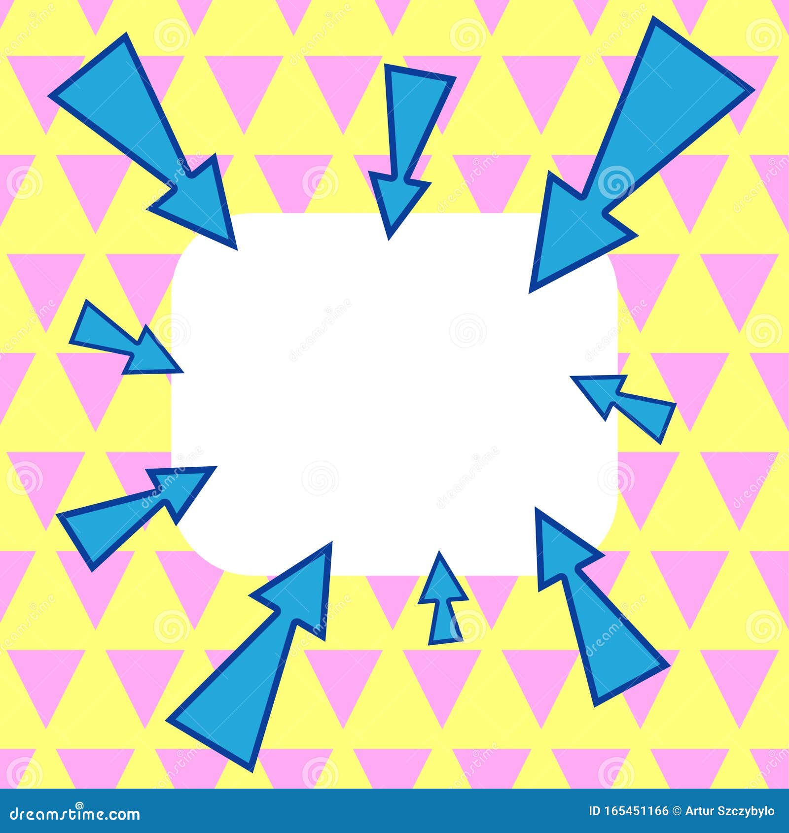 Asymmetrical Unequal Shaped Form Format of Colourful Thing Object ...