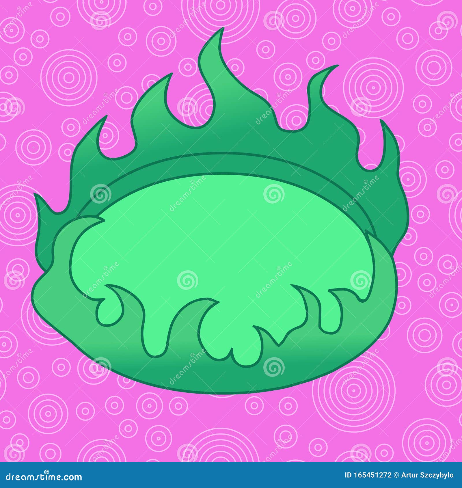 Asymmetrical Unequal Shaped Form Format of Colourful Thing Object ...