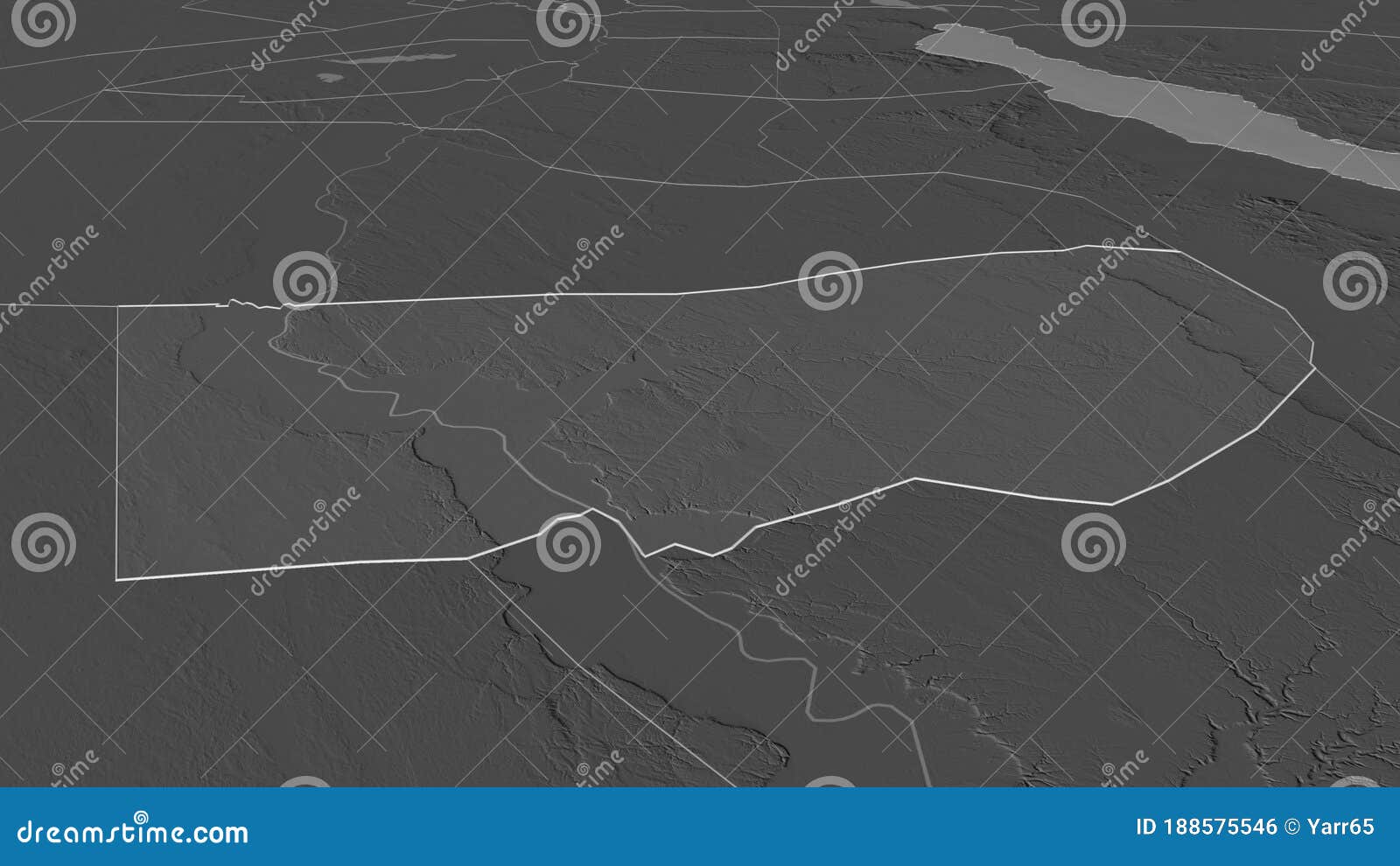 Asyut, Egypt - Outlined. Bilevel Stock Illustration - Illustration of ...