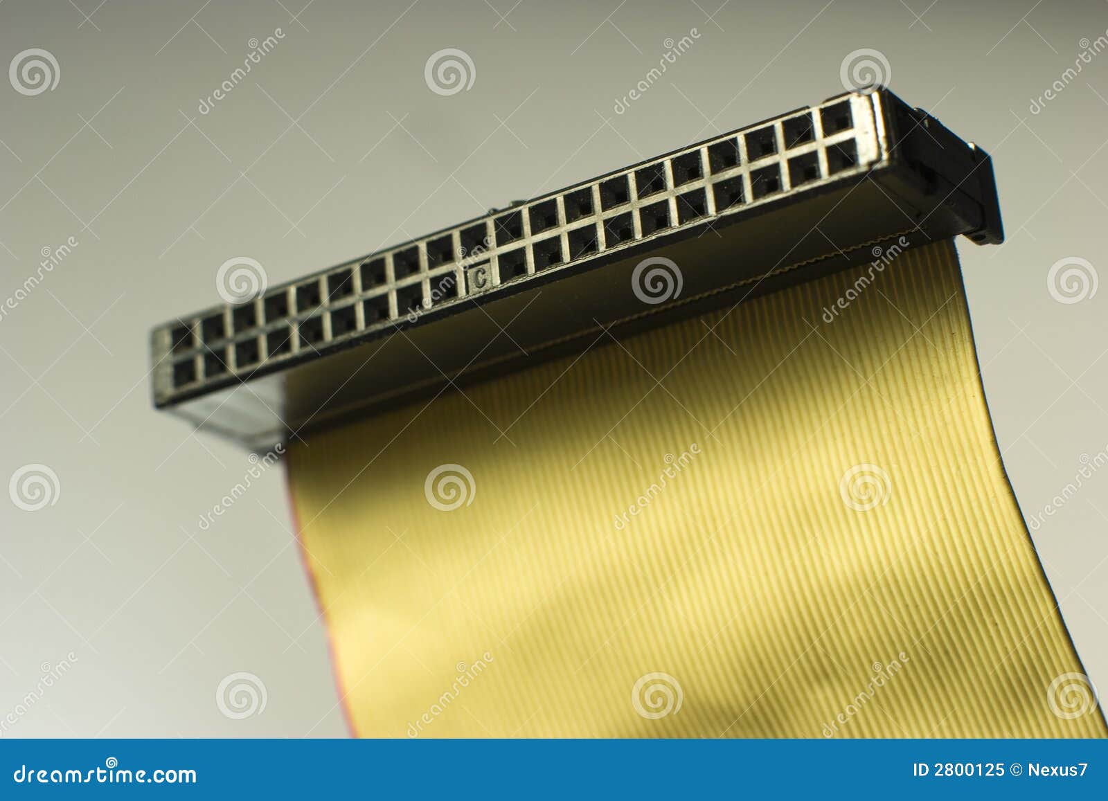 Ata Cable on White stock image. Image of cable, ata100 - 2800125