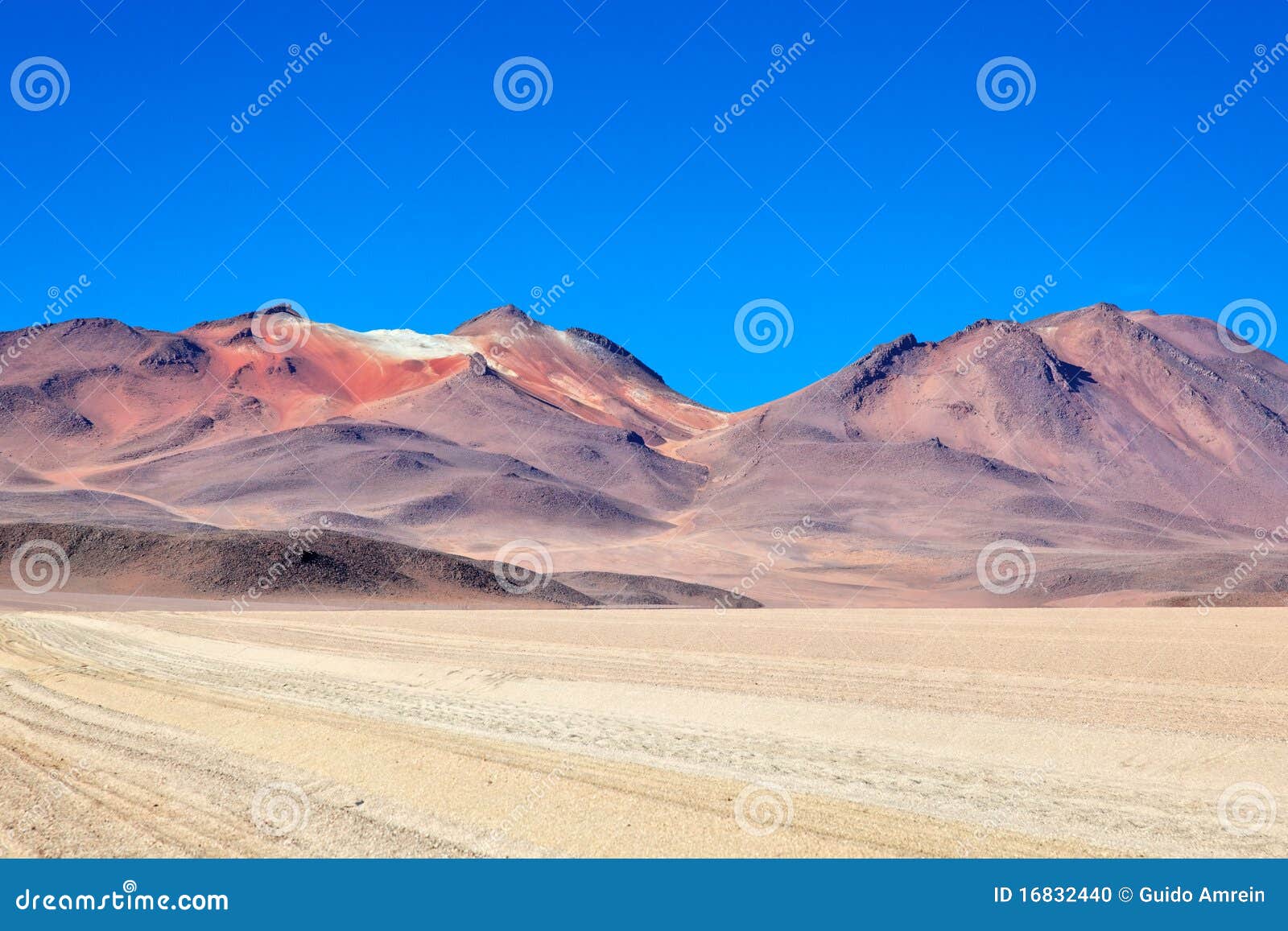 Atacama Desert Bolivia stock photo. Image of emptiness - 16832440
