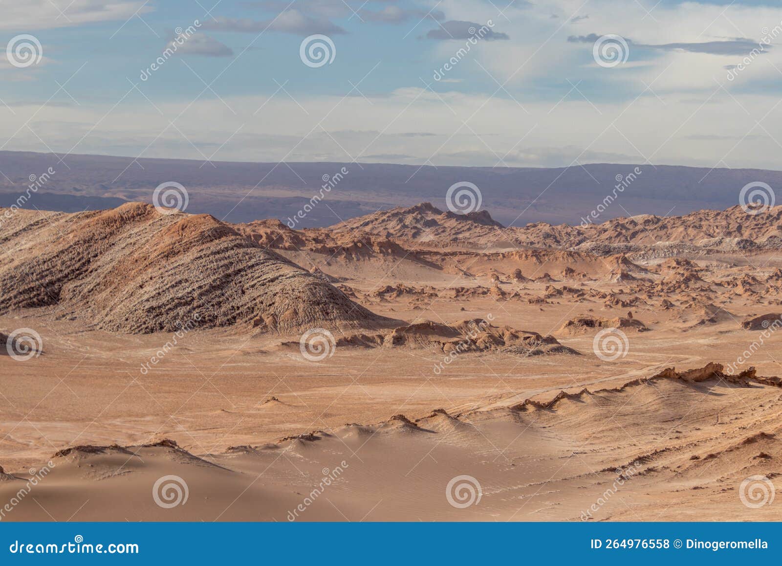 Atacama Desert Valleys Chile Stock Photo - Image of flamingo, andes ...