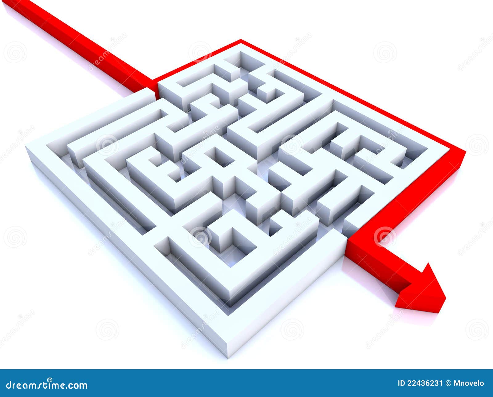 Atajo stock de ilustración. Ilustración de laberinto - 22436231