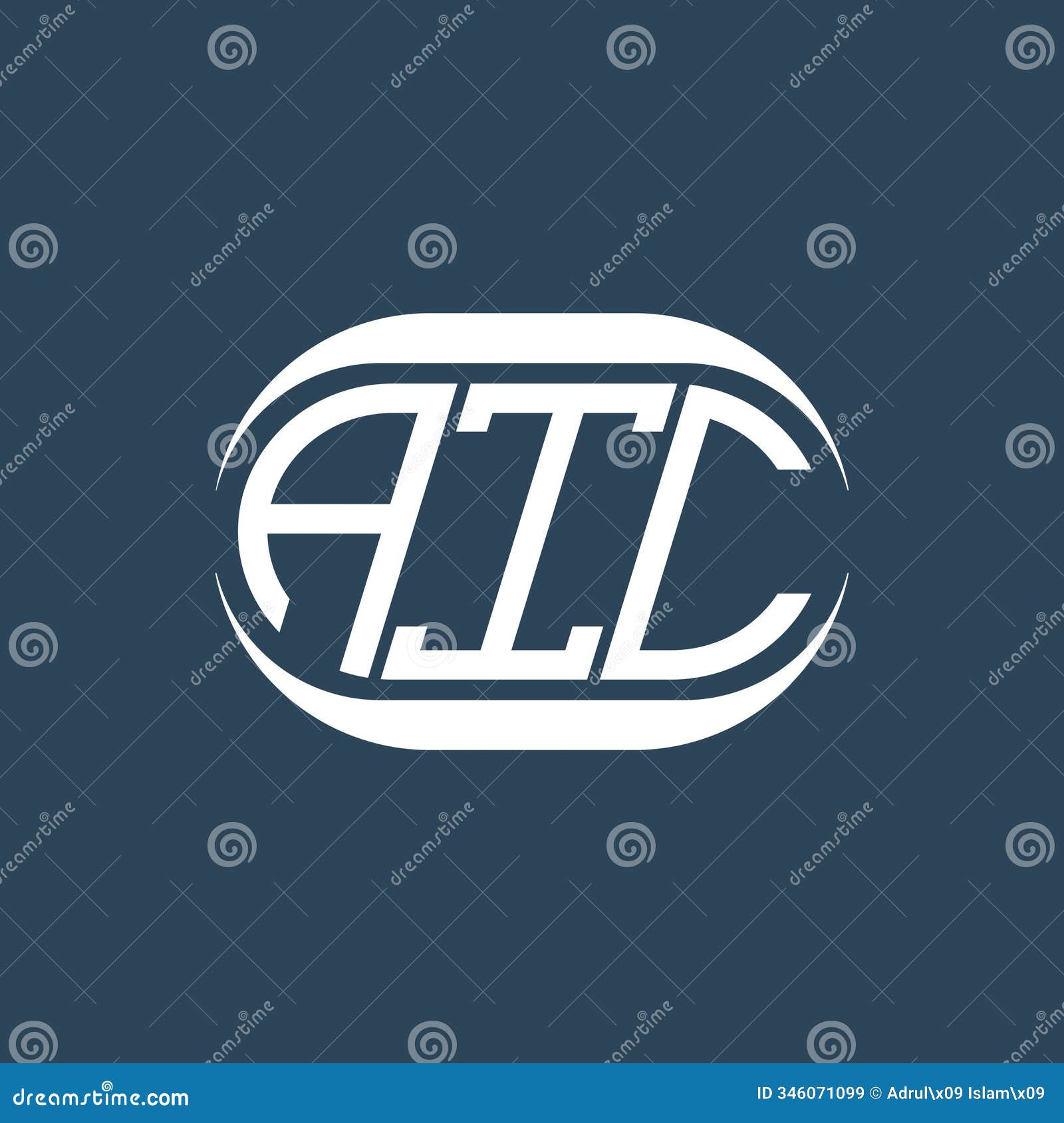 ATC Abstract Monogram Logo Design. ATC Monogram Unique Modern Flat ...