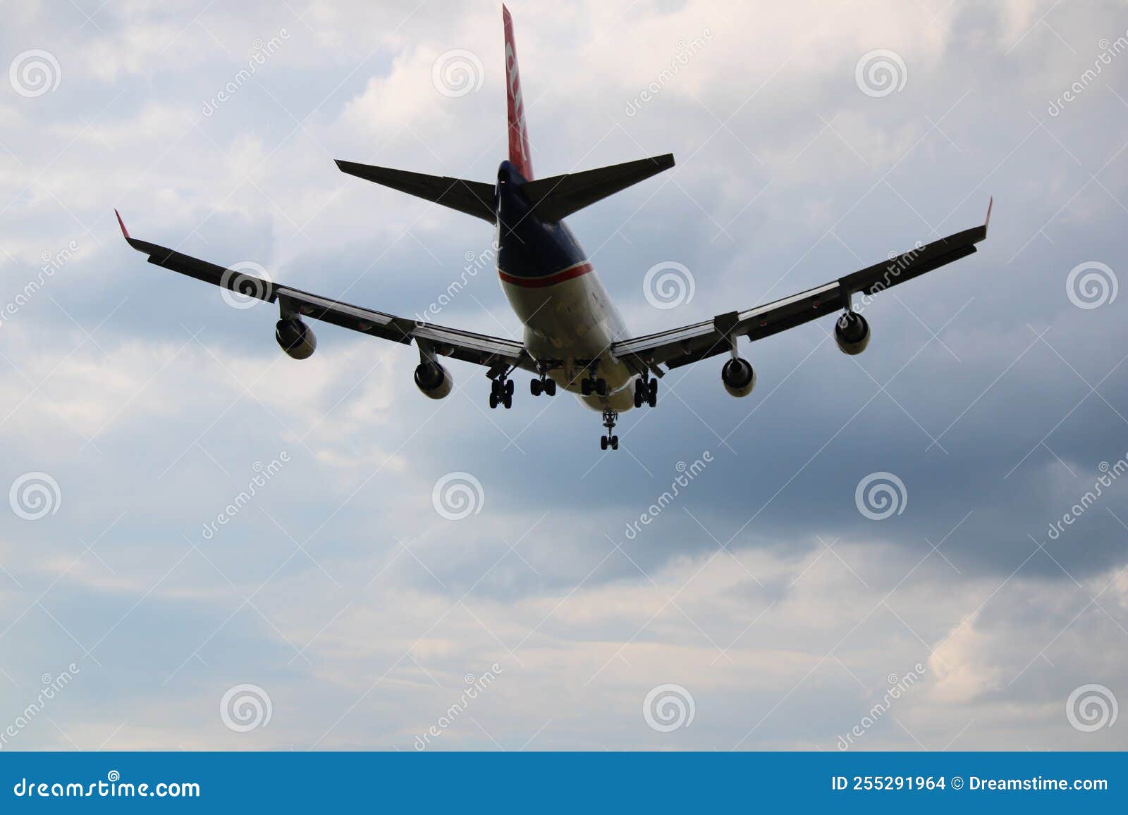 ATC B747 editorial stock image. Image of takeoff, aircraft - 255291964