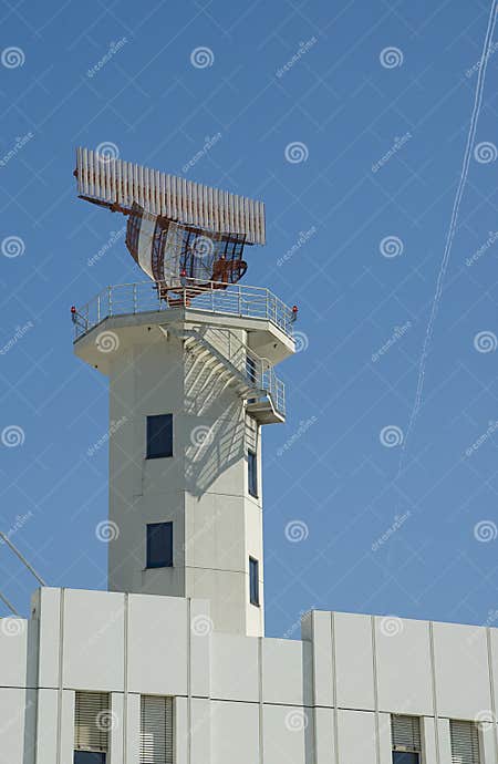 Atc radar stock image. Image of building, station, airport - 5281481