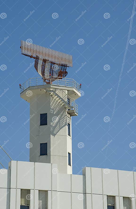 Atc radar stock image. Image of building, station, airport - 5281481