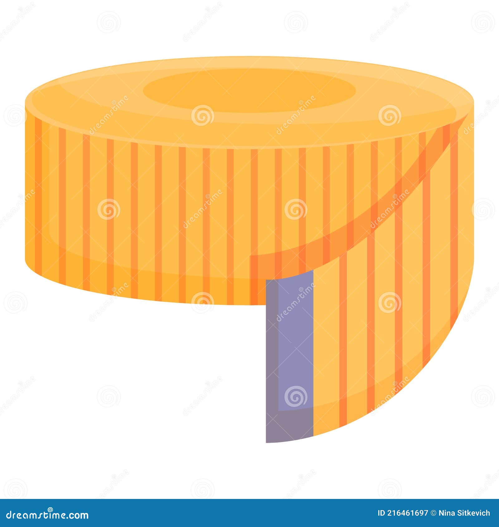 Atelier Measurement Tape Icon, Cartoon Style Stock Vector ... Atelier Measurement Tape Icon, Cartoon Style Stock Vector ...