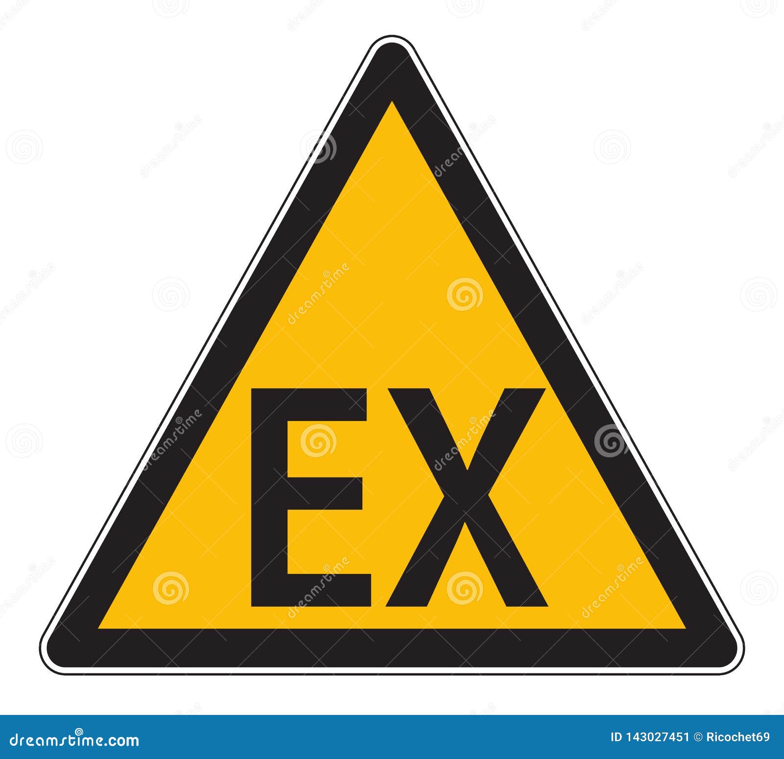 Atex Explosive Atmosphere Area Zone Stock Illustration - Illustration ...