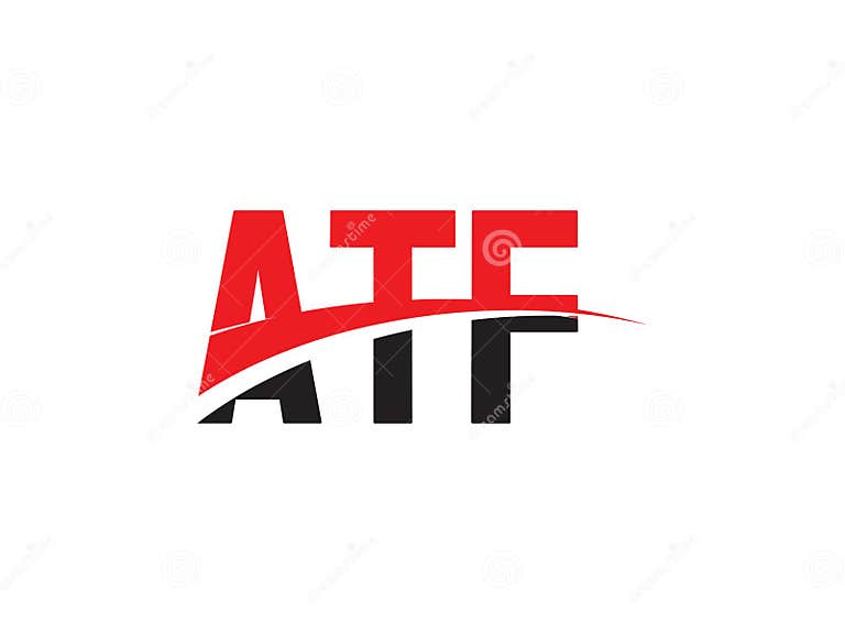 ATF Letter Initial Logo Design Vector Illustration Stock Vector ...