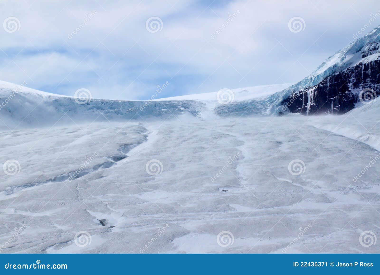 Athabasca Glacier - Jasper National Park Stock Image - Image of scenic ...