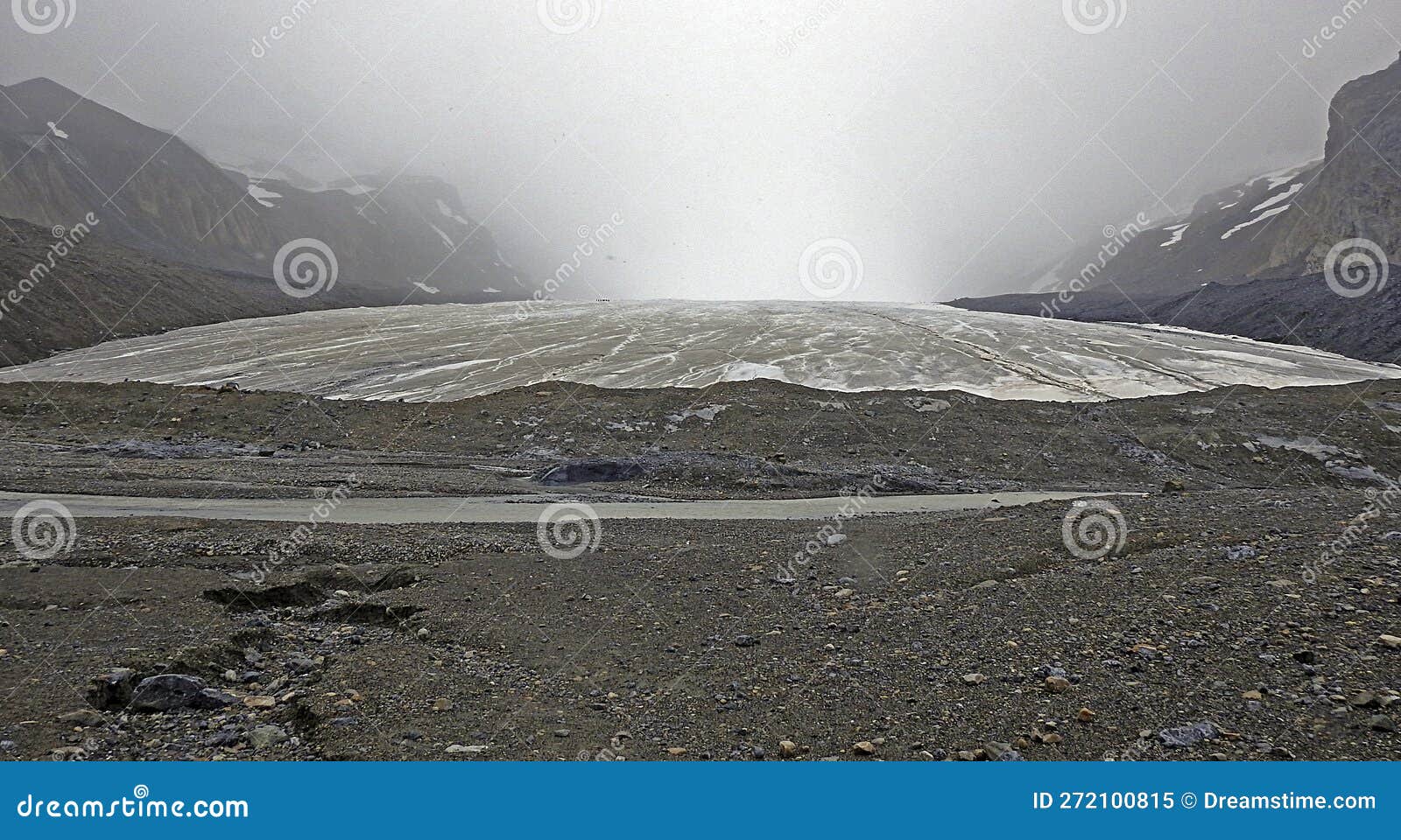 Athabaska Glacier, Jasper, Alberta, Canada Stock Image - Image of ...