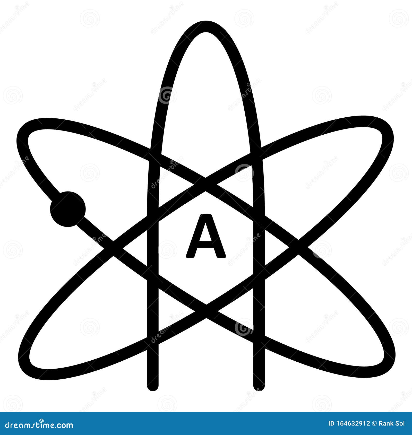 Atheist Symbol Isolated Vector Icon Which Can Easily Modify or Edit ...