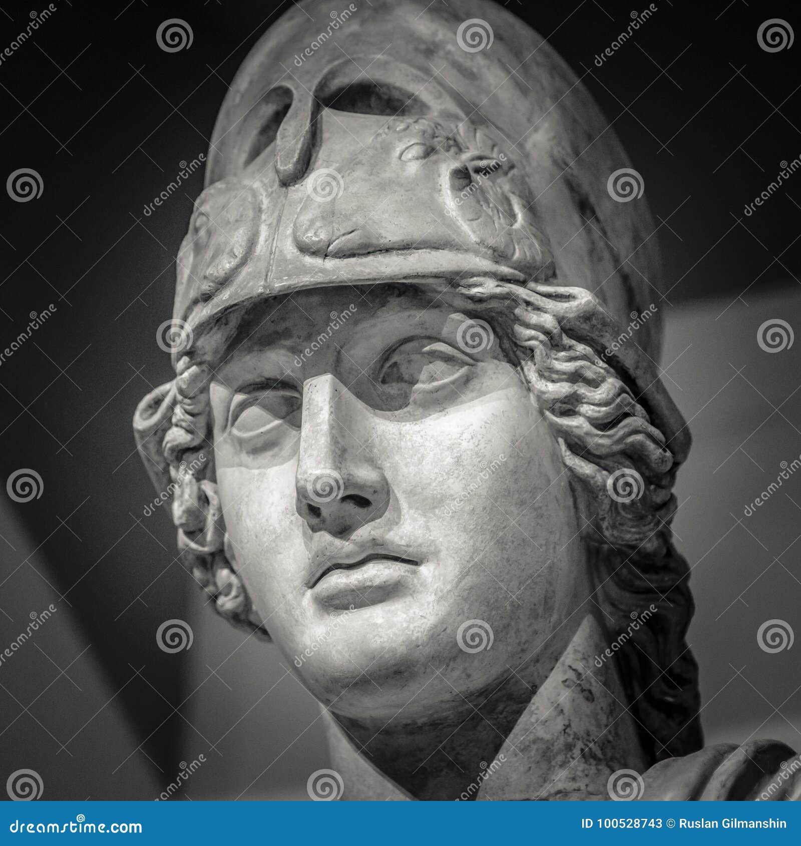 Athena De Oude Griekse Godin Redactionele Stock Foto - Image of marmer ...