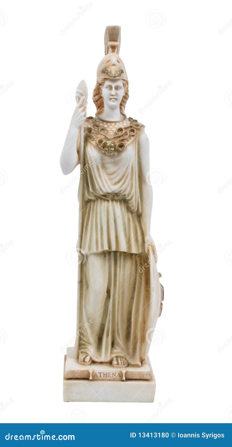 Athena Goddess of Wisdom stock photo. Image of patron - 13413180