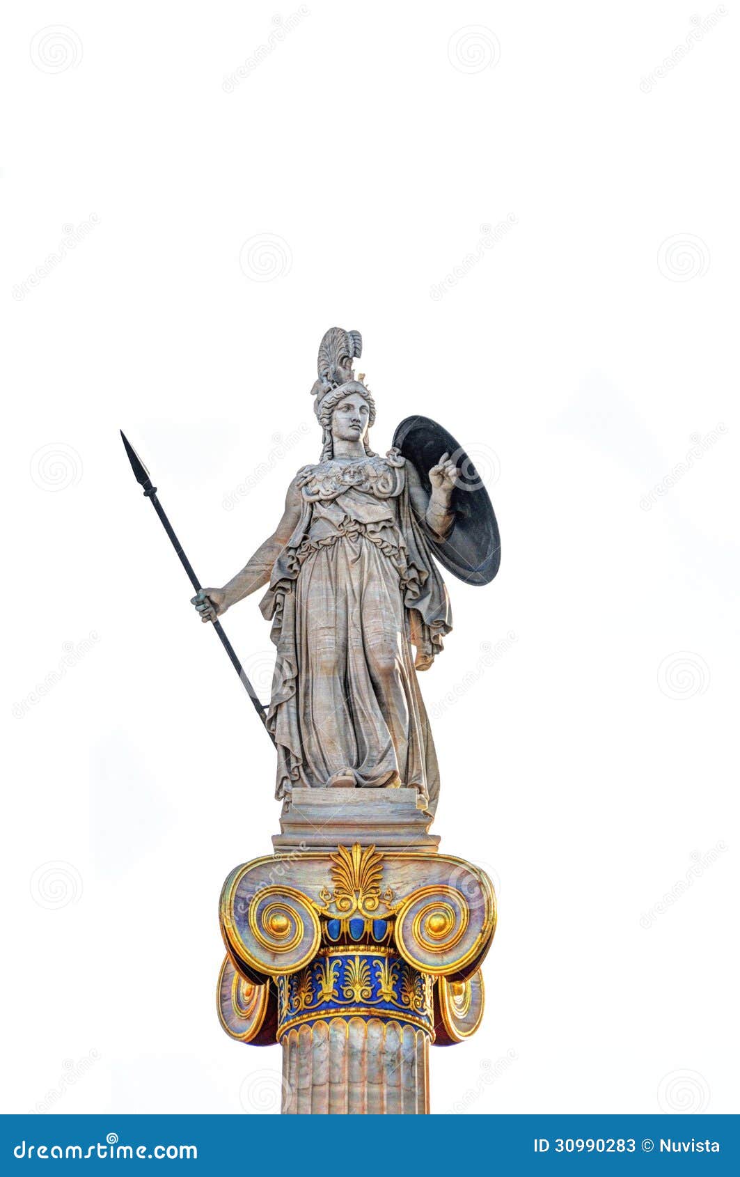 Athena stock image. Image of athens, heroic, myth, athena - 30990283