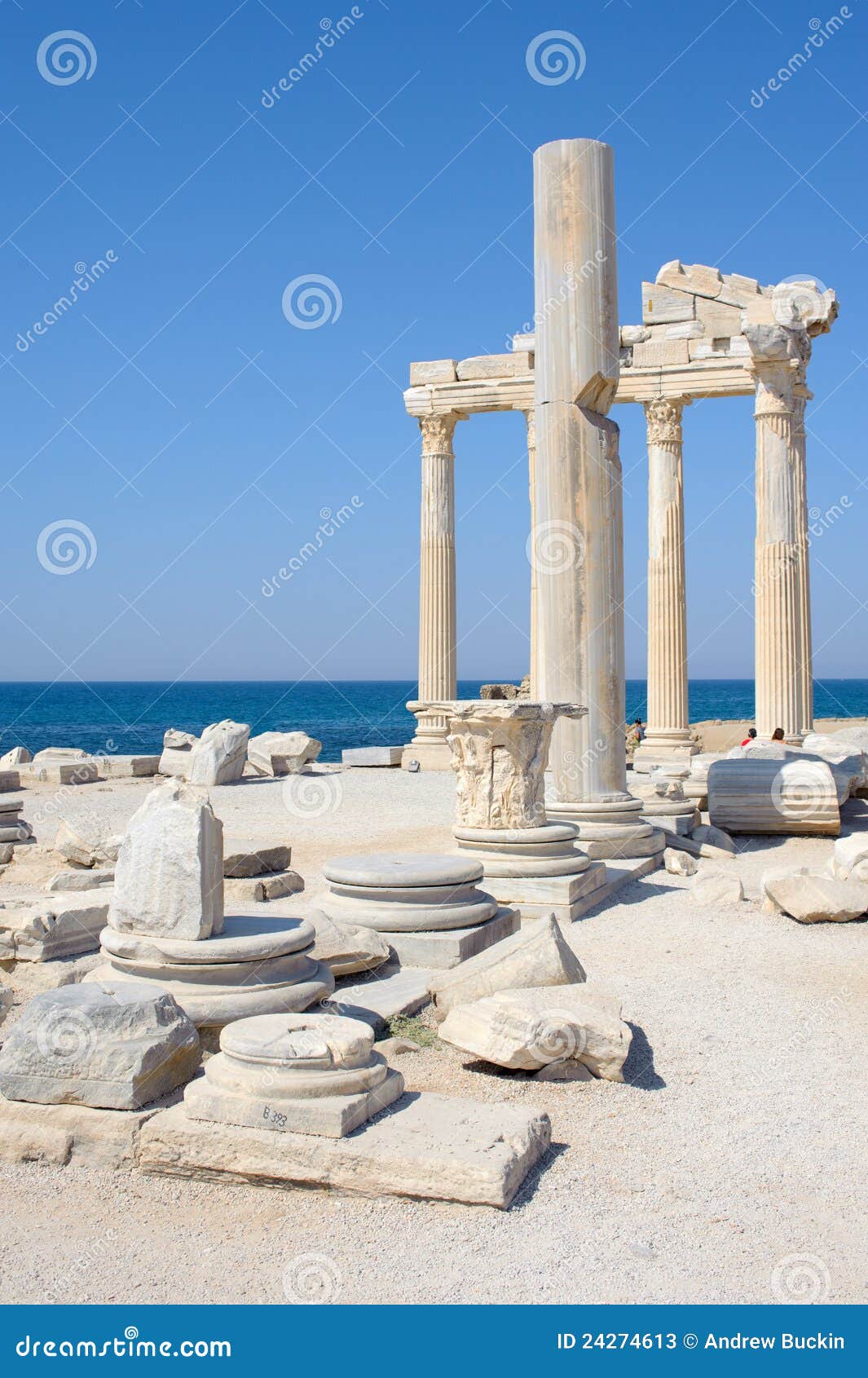 Athena temple stock image. Image of antiquities, apollo - 24274613