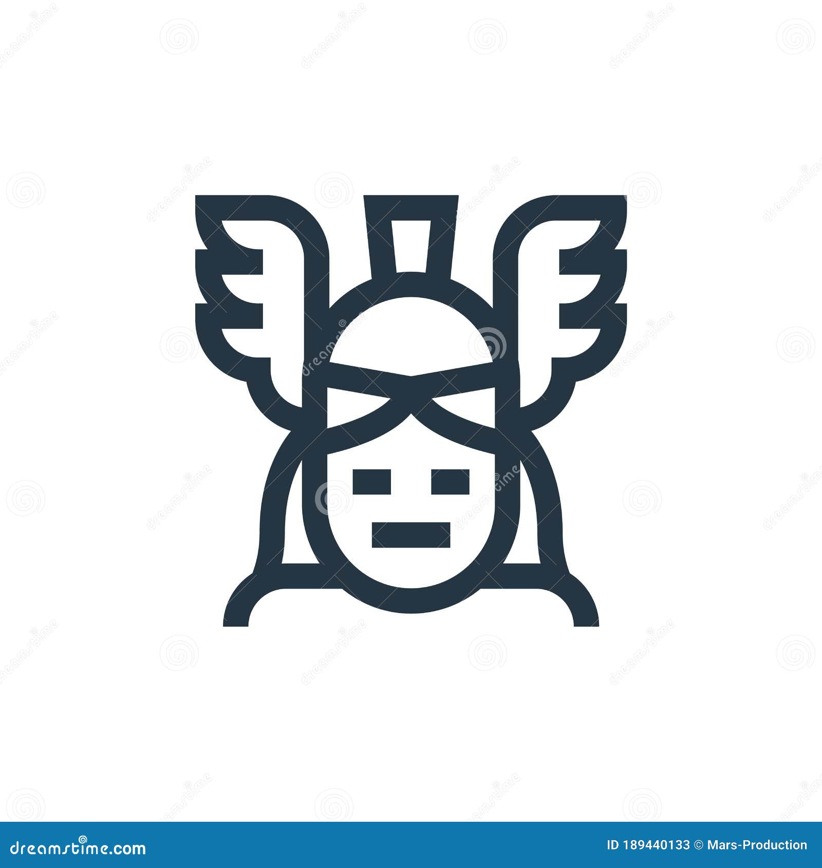 Athena Icon Svg Compatible Line Draw Stock Photo | CartoonDealer.com ...