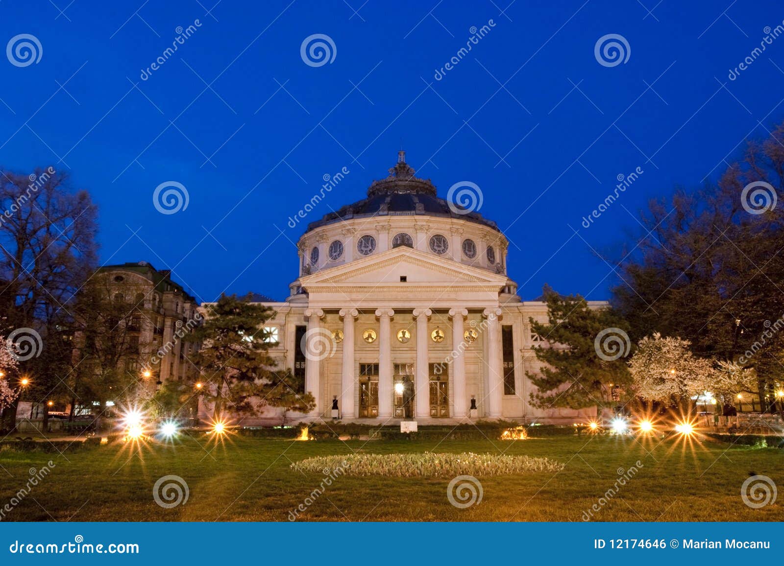 Atheneum stock photo. Image of blocks, doors, architecture - 12174646