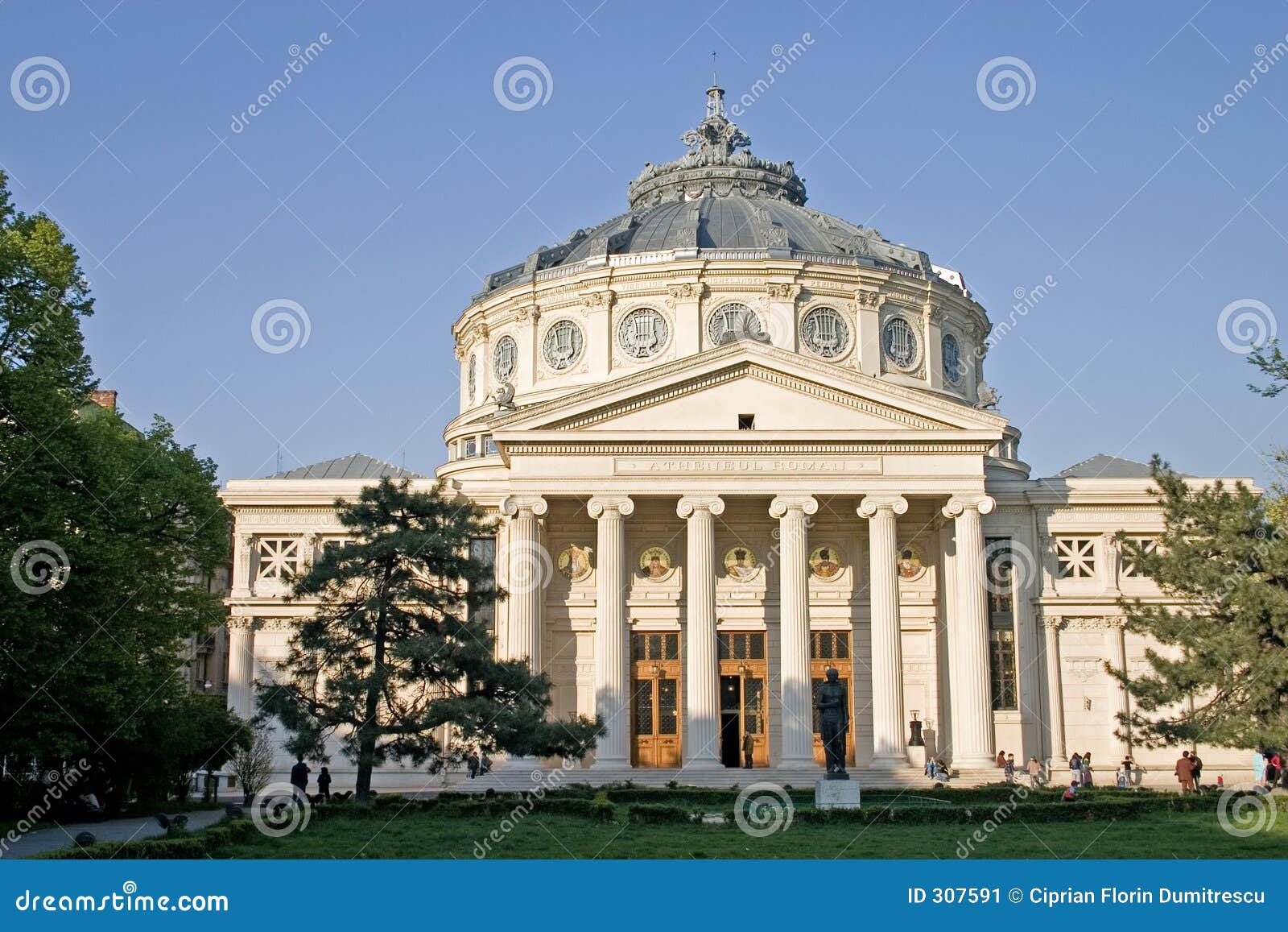 Atheneum stock image. Image of evening, atheneum, landmark - 307591