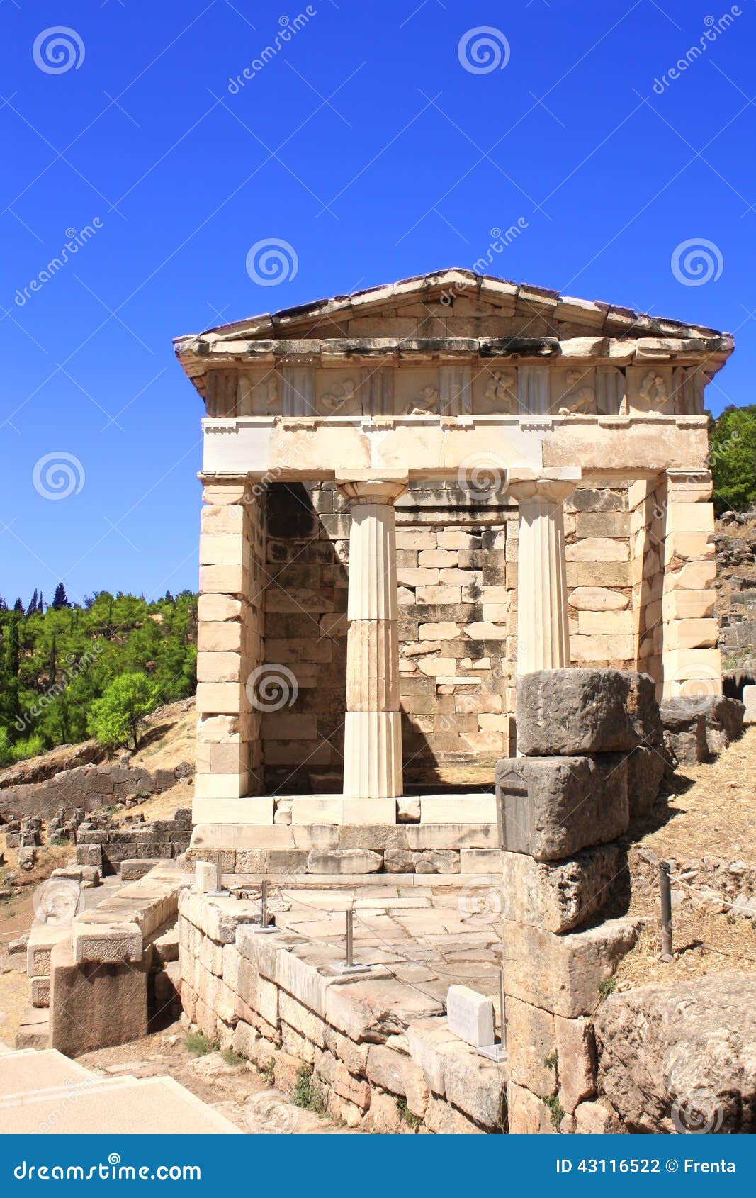 Athenian Treasury At Delphi