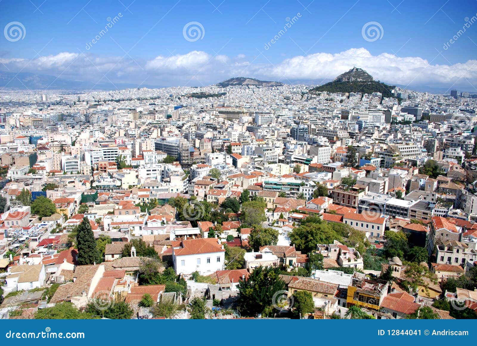 Athens stock image. Image of metropolitan, tourism, town - 12844041