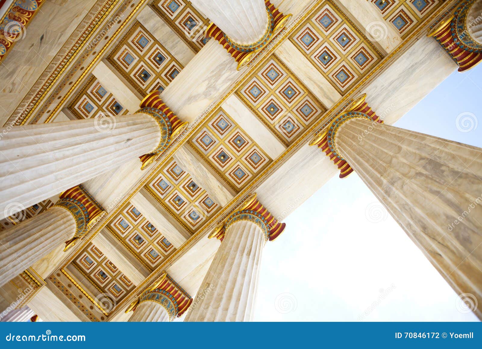 Athens Academy Roof Royalty-Free Stock Photography | CartoonDealer.com ...