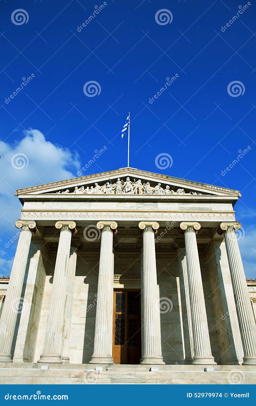 Athens Academy Roof Royalty-Free Stock Photography | CartoonDealer.com ...