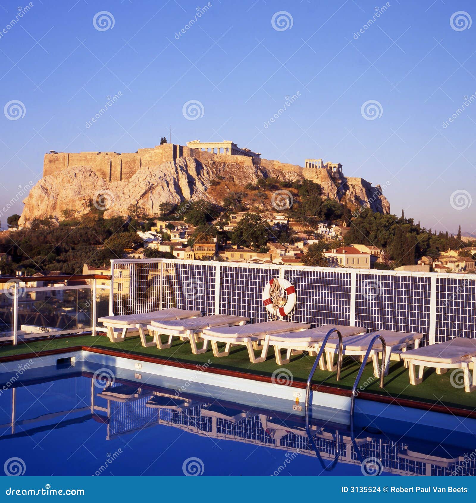 Athens and the Acropolis stock photo. Image of structure - 3135524
