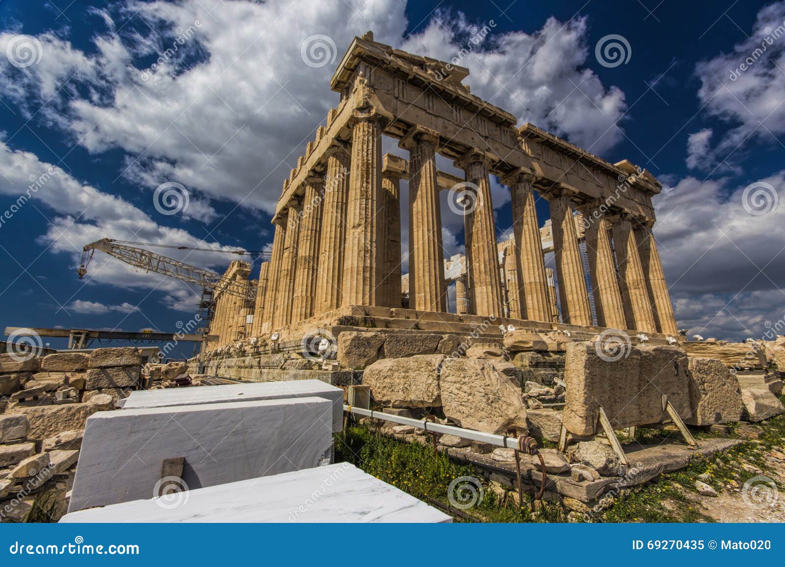 Athens Acropolis, Parthenon Stock Image - Image of culture, agora: 69270435