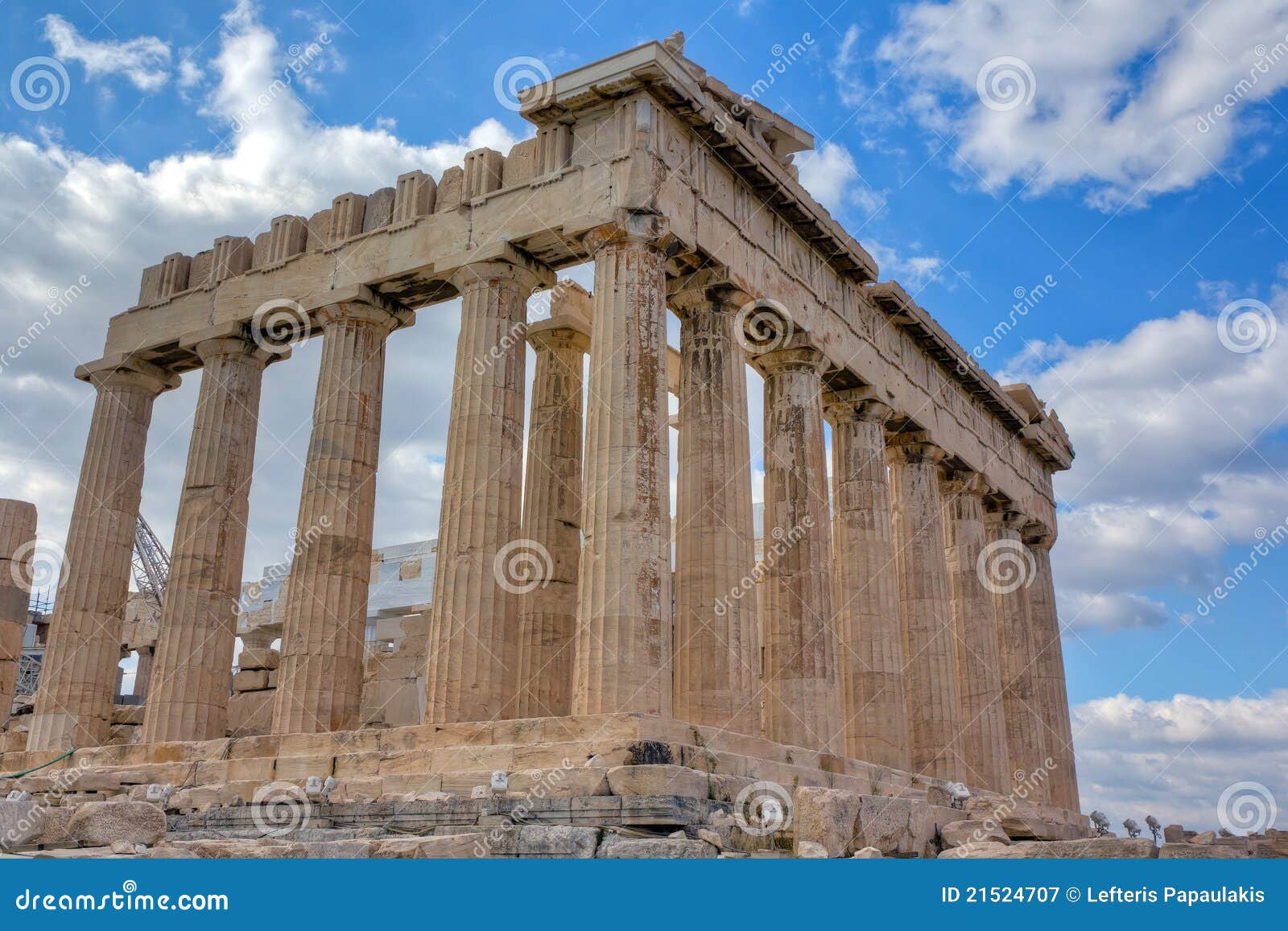Parthenon Side Elevation