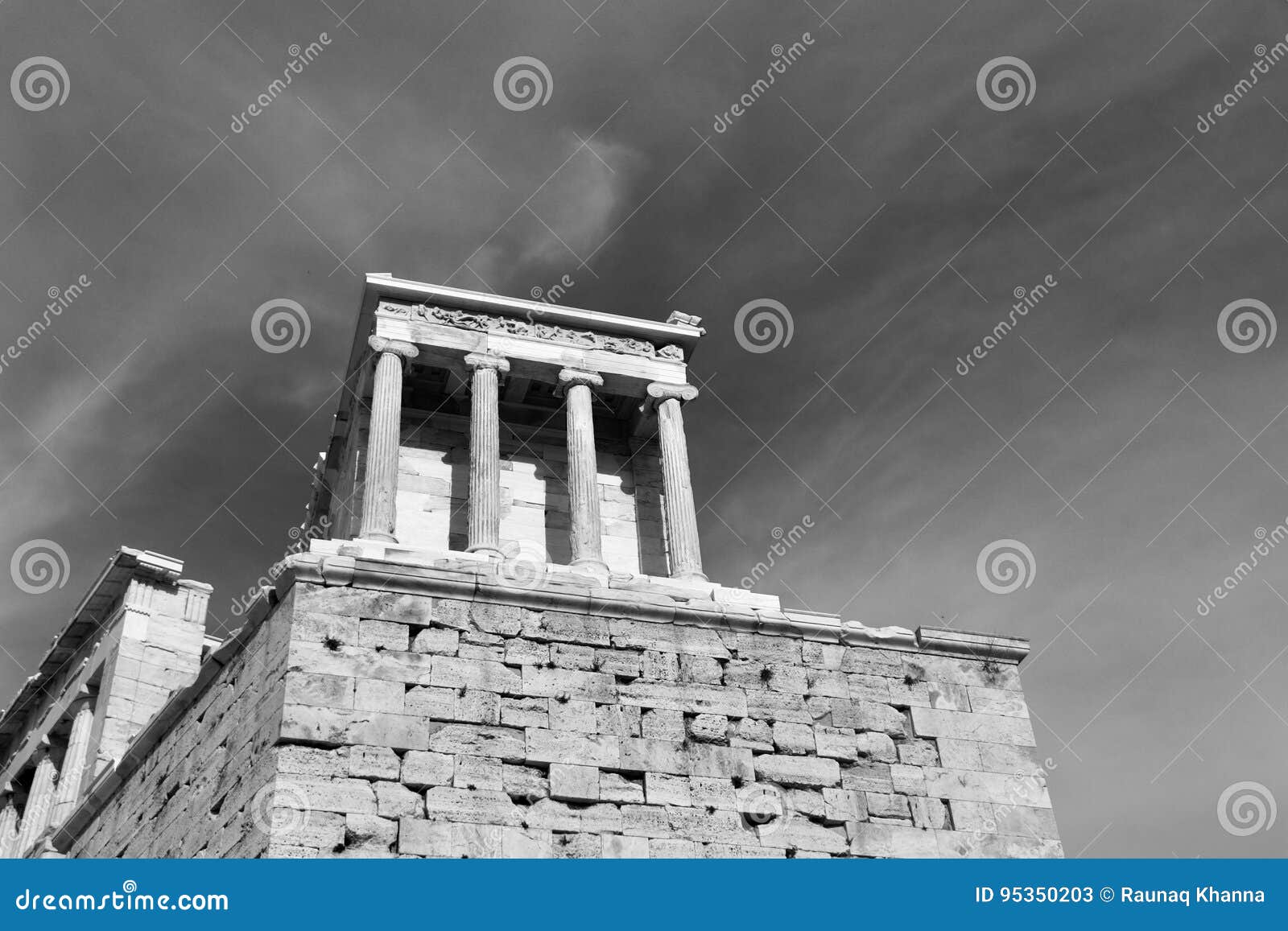 Athens Acropolis stock image. Image of marble, stone - 95350203
