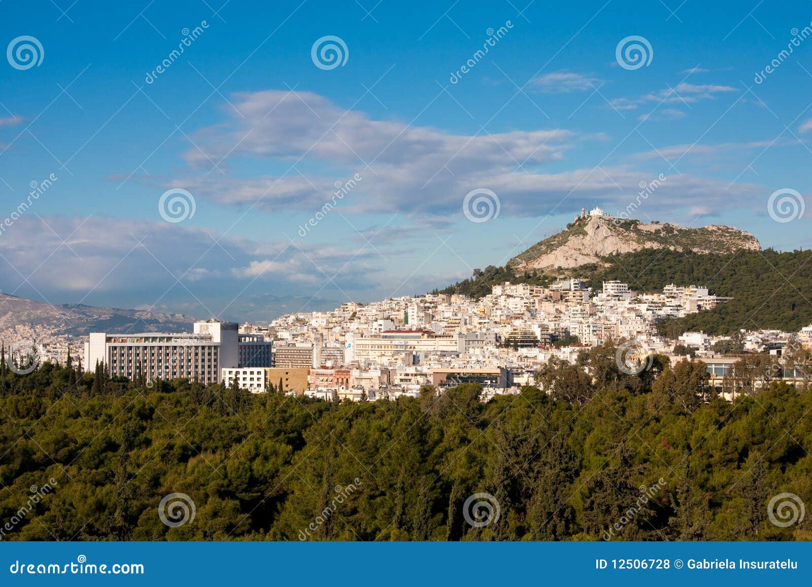 Athens cityscape stock photo. Image of greek, mount, architecture ...