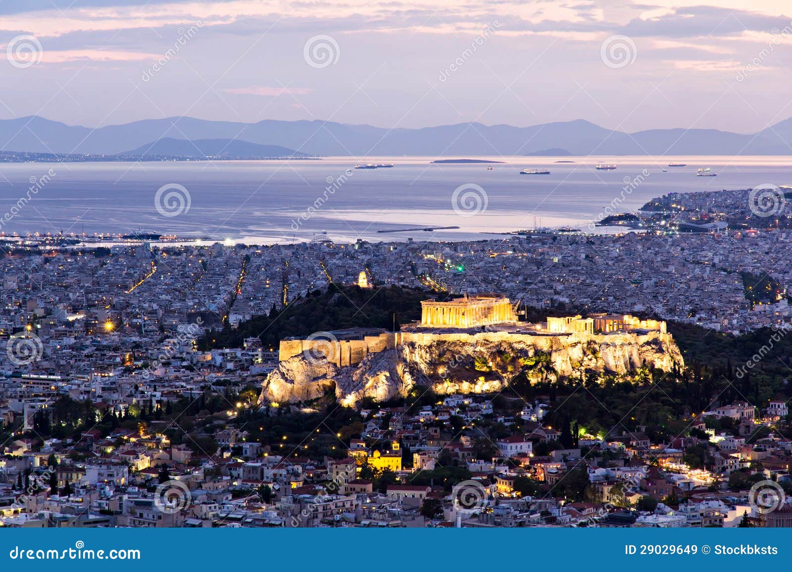 Athens cityscape stock image. Image of town, greek, tourism - 29029649
