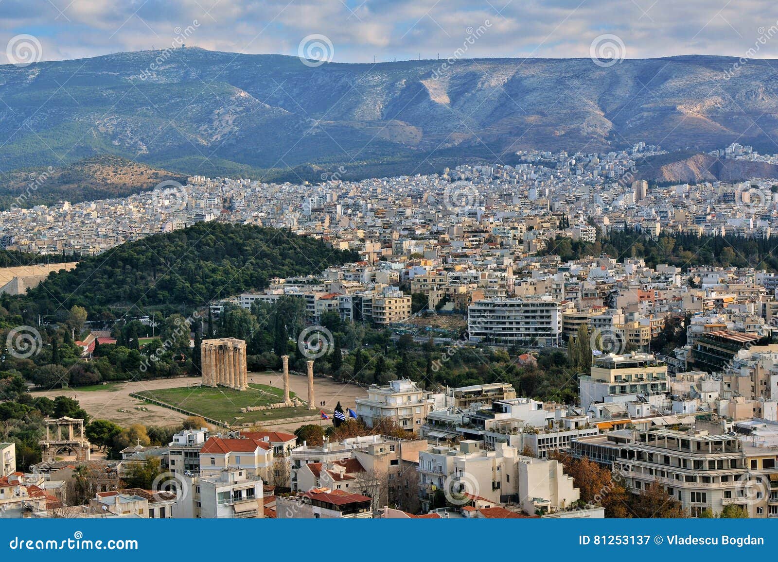 Athens cityscape stock image. Image of cityscape, athens - 81253137