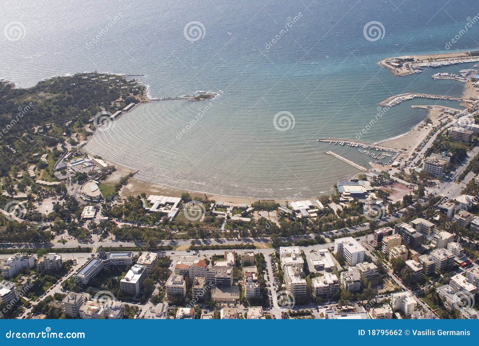 Athens Coast Line 01 stock photo. Image of panoramic - 18795662