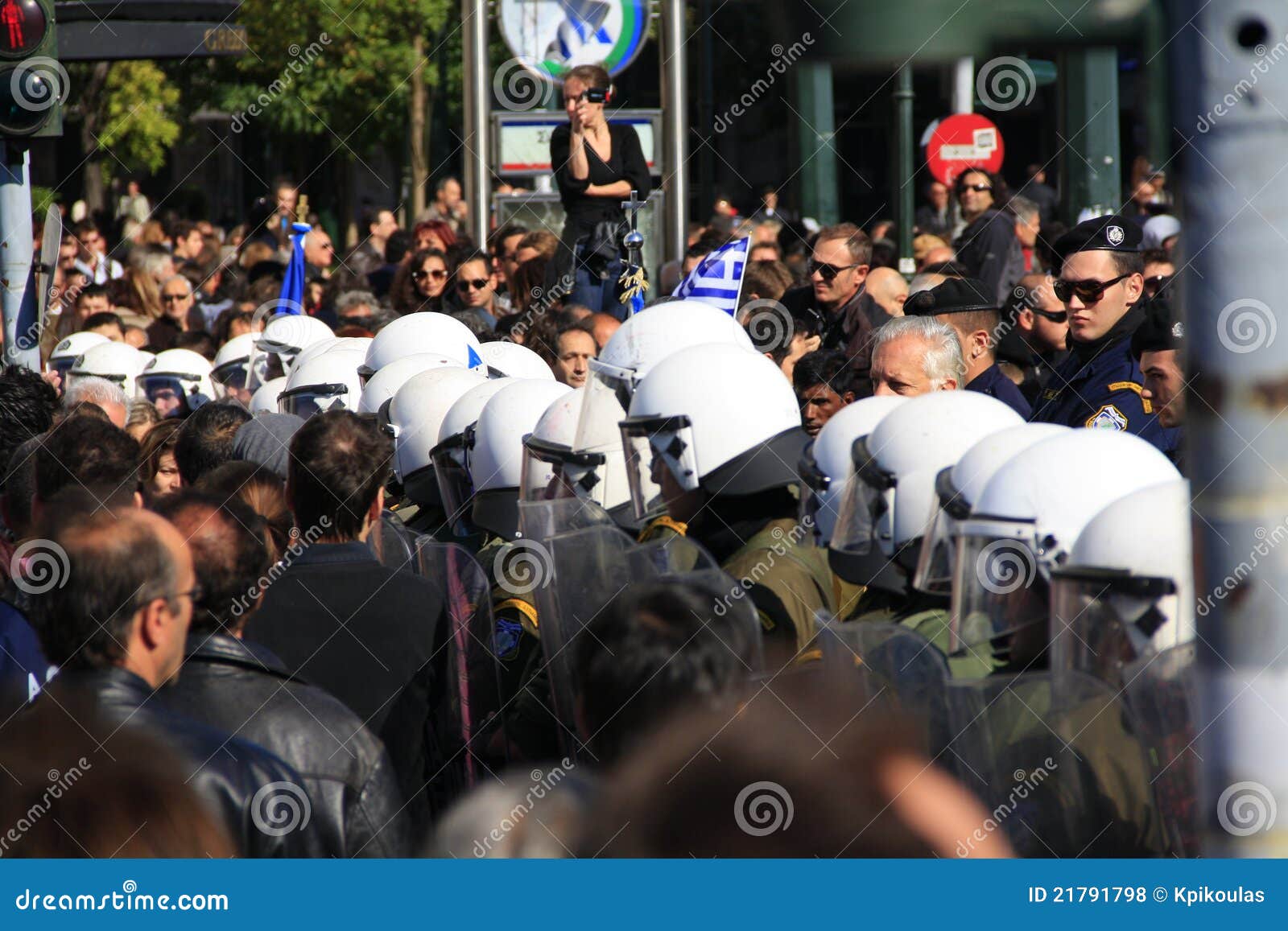 ATHENS, GREECE, 28/10/2011- Protests during Parade Editorial Stock ...