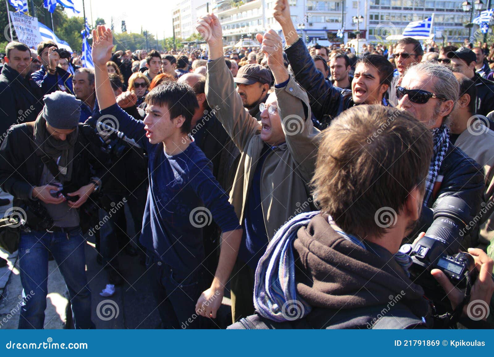 ATHENS, GREECE, 28/10/2011- Protests during Parade Editorial Stock ...