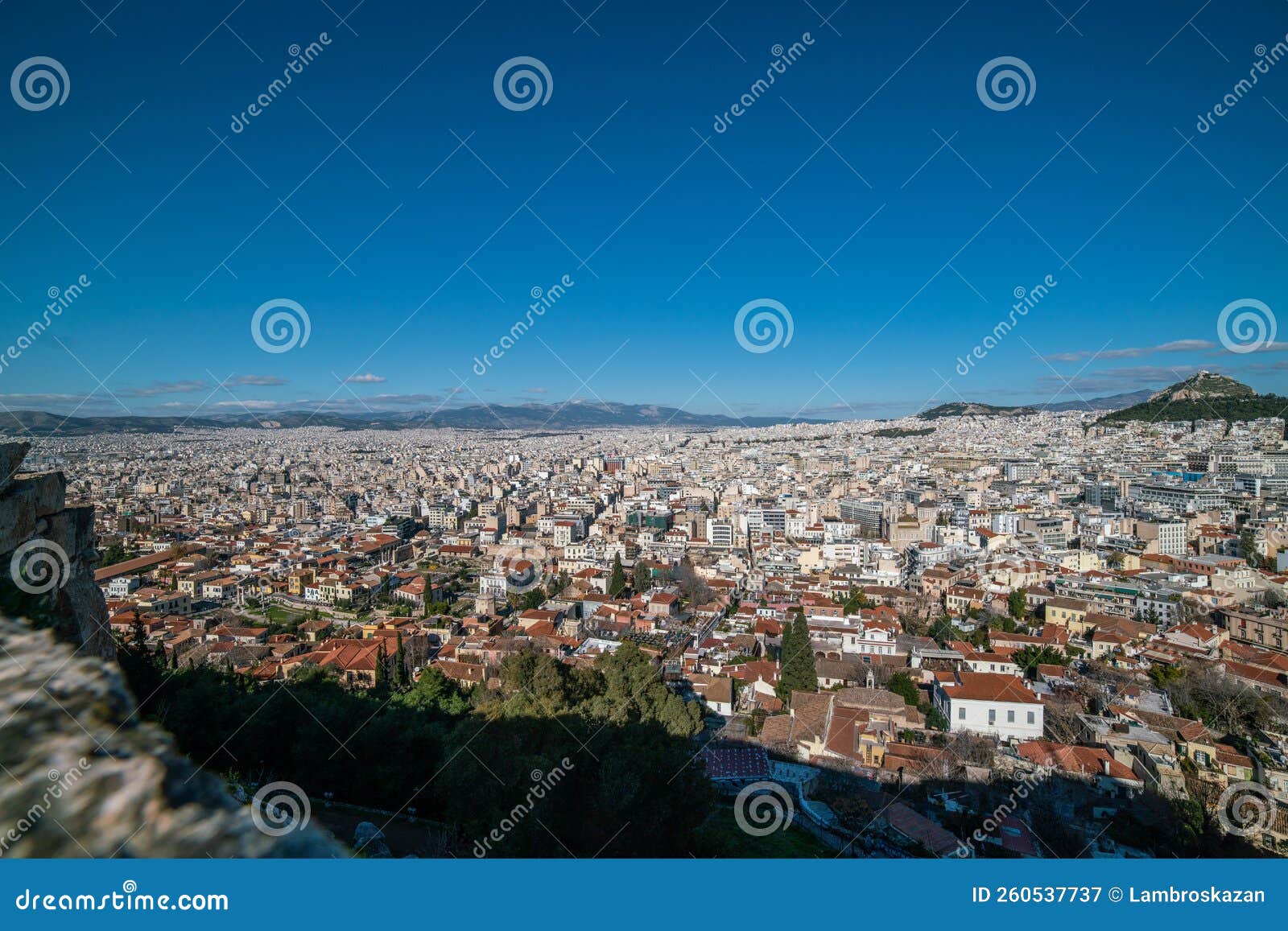 Athens of Greece, City View Stock Image - Image of culture, hellas ...