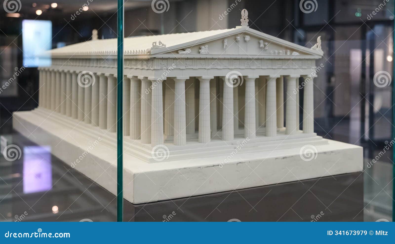 Scale Model of the Parthenon Displayed at the Acropolis Museum in ...