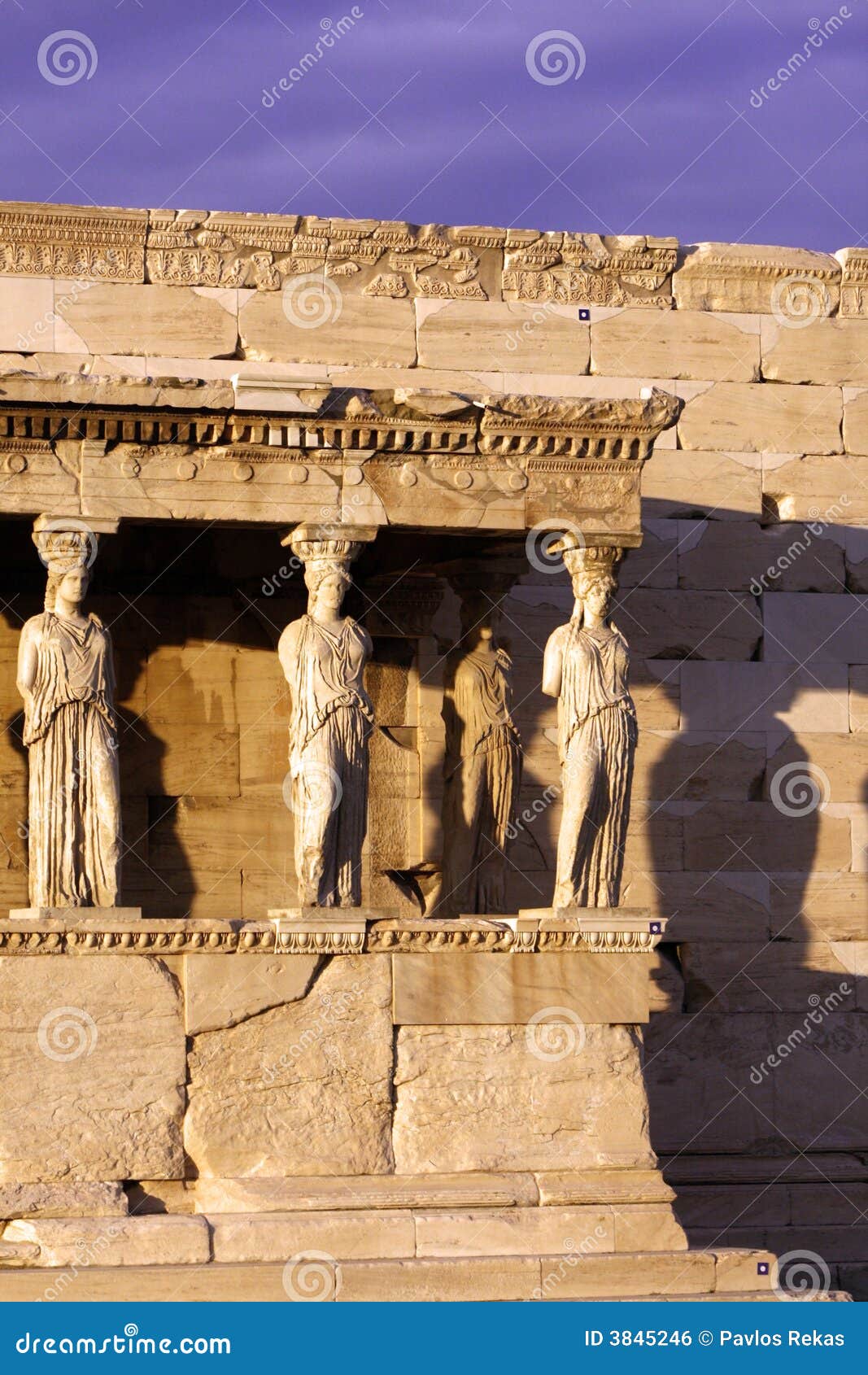 Athens, Greece - Caryatids stock photo. Image of greek - 3845246