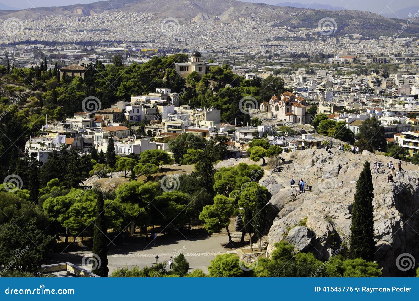 Athens Greece city view editorial photo. Image of explore - 41545776