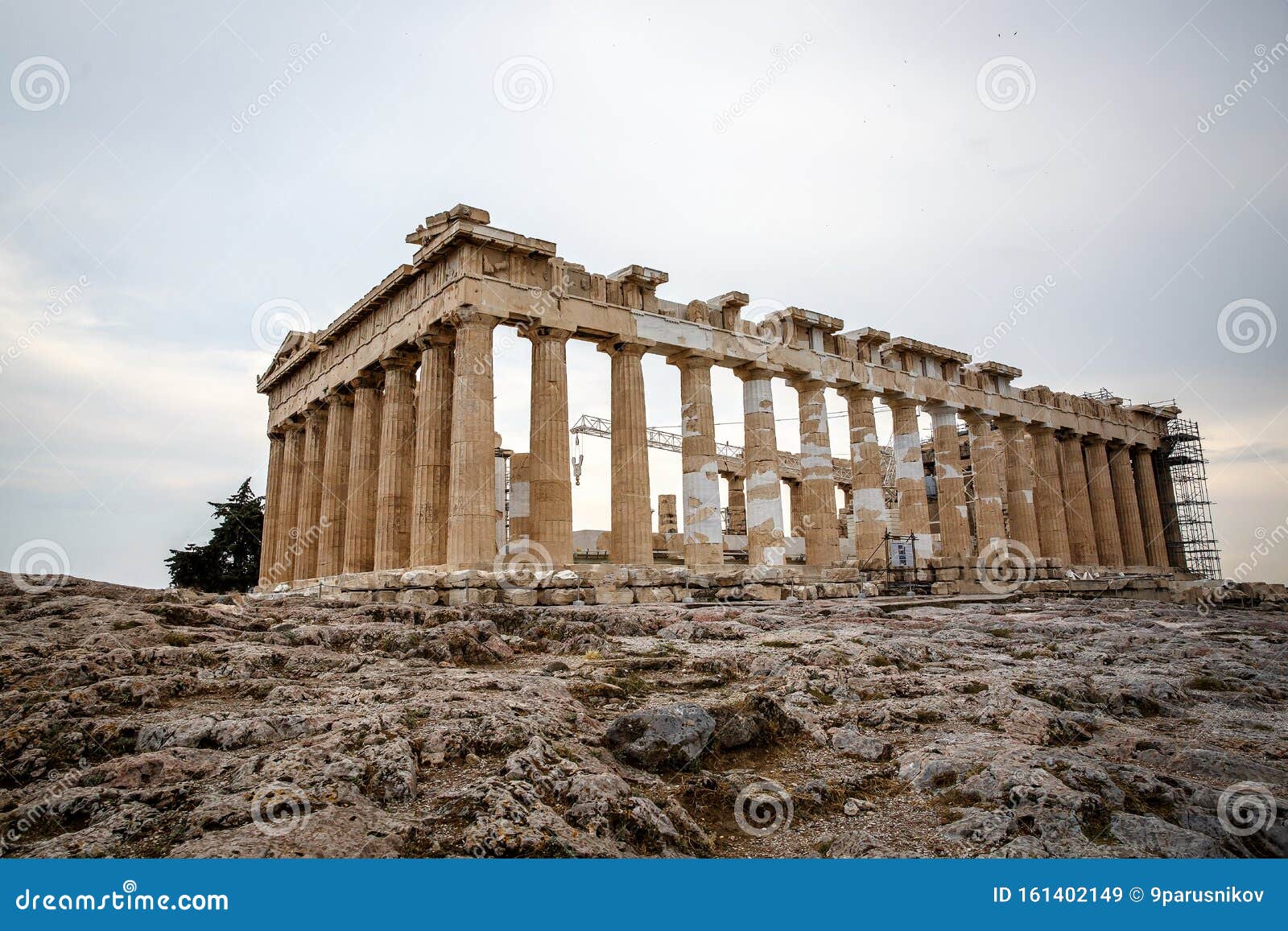 Athens, Greece - May 08, 2018. Reconstruction of Parthenon Temple in ...