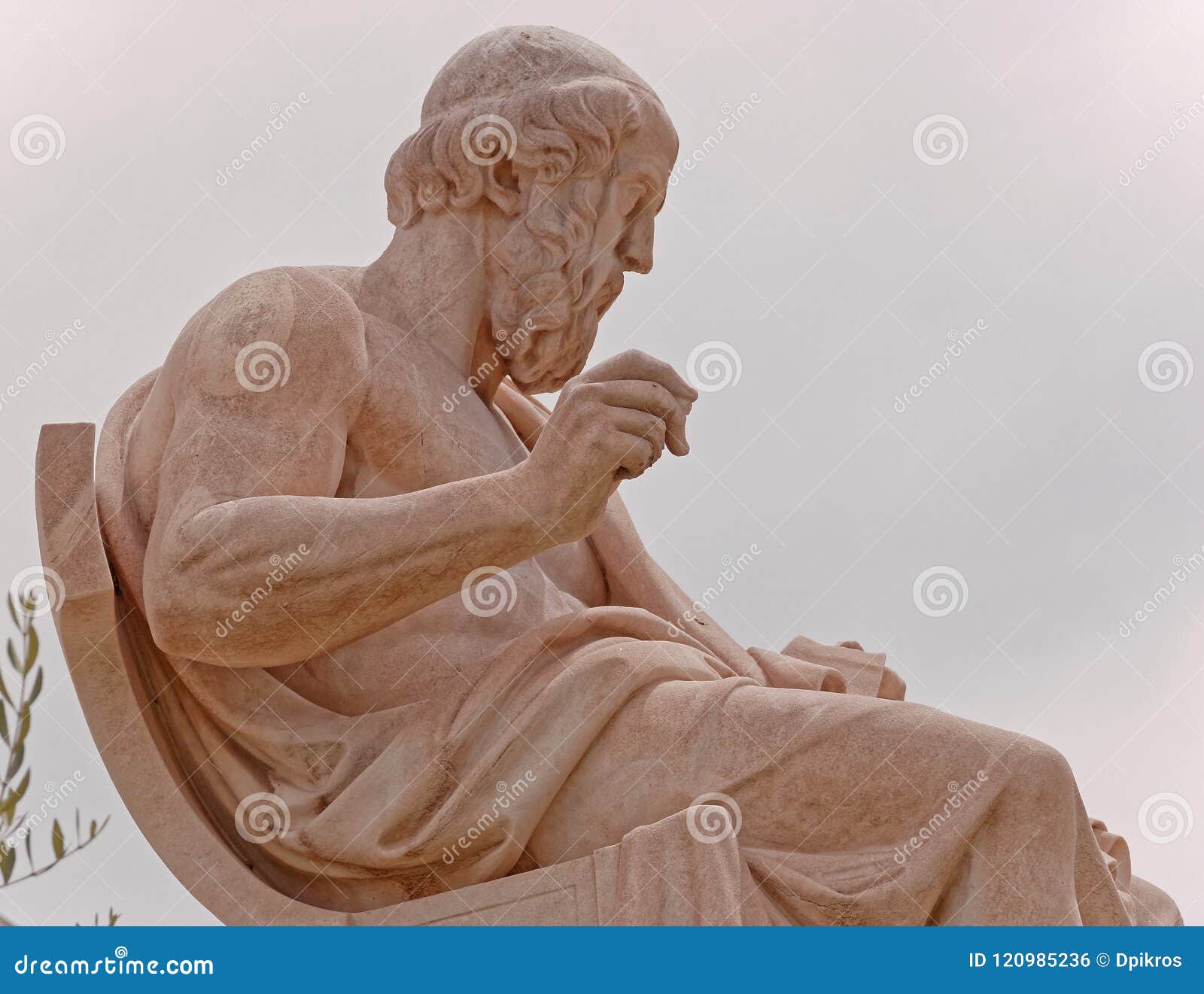 Athens Greece, Plato the Ancient Philosopher Statue Stock Photo - Image ...