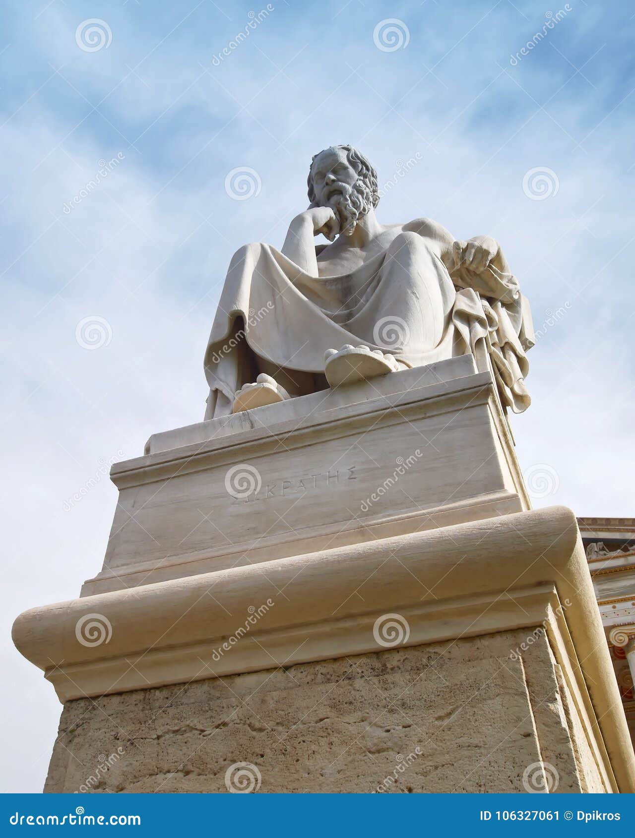 Athens Greece, Plato the Philosopher Statue Stock Image - Image of ...