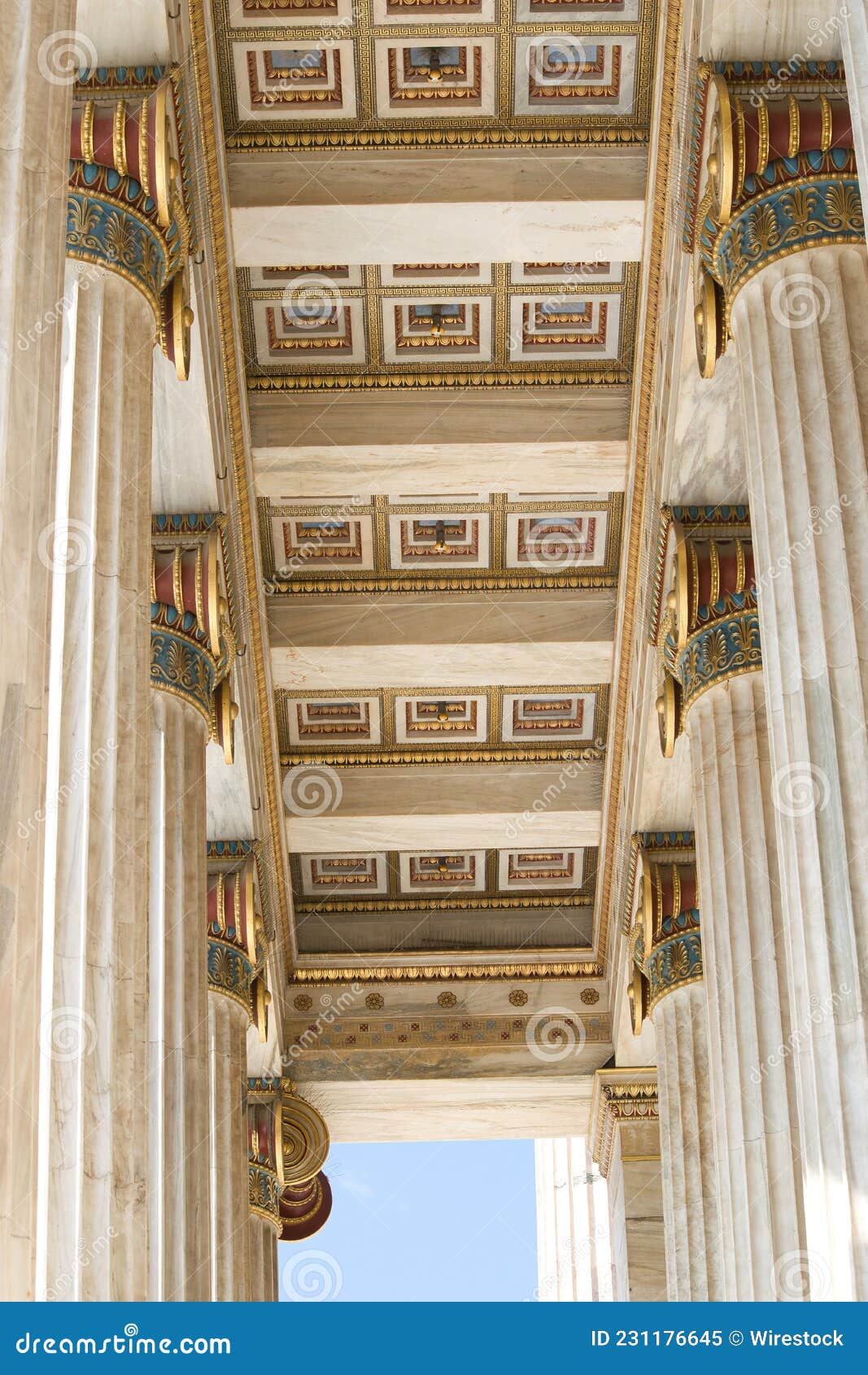 Magnificent Columns of Ionic Style, and Elements of Neoclassical ...