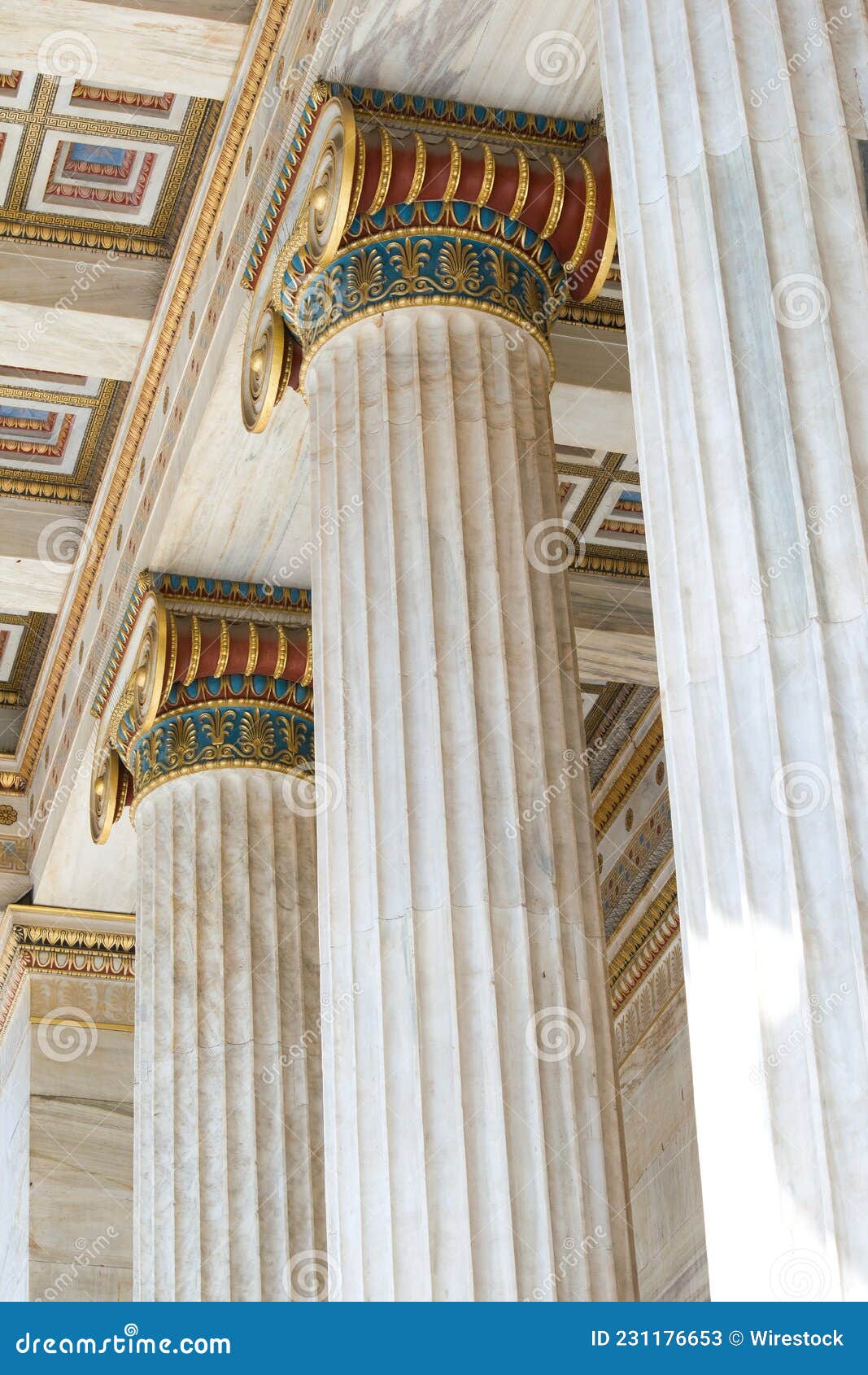Magnificent Columns Of Ionic Style, And Elements Of Neoclassical ...