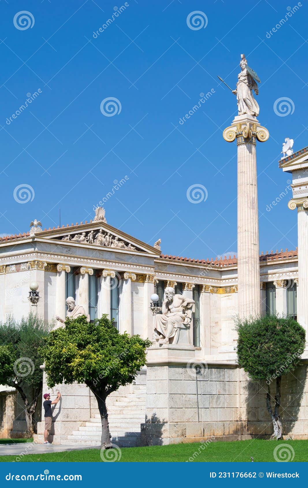 Magnificent Columns of Ionic Style, and Elements of Neoclassical ...